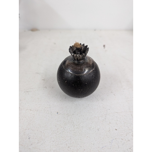 A late 19th/early 20th century Boer War grenade converted to a table ...