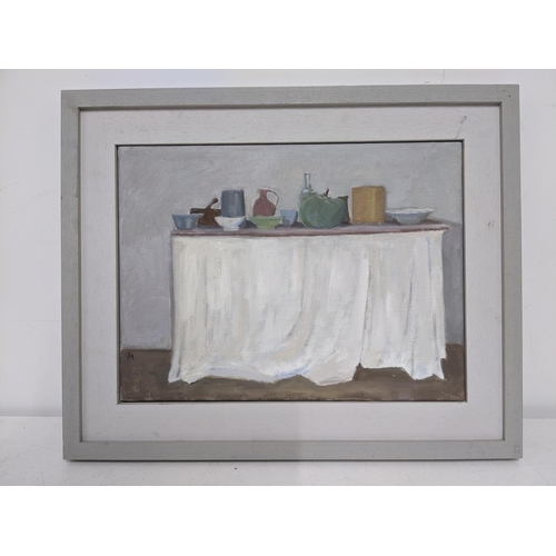 Charles MacCarthy (b1950) - Still Life with Pumpkin - depicting various ...