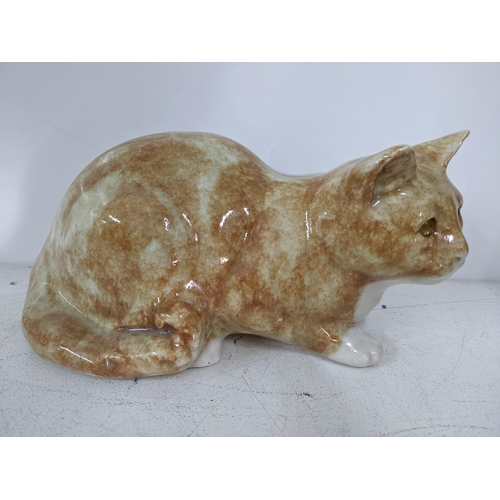 Two west German vases, a twin handled Kingston Pottery vase decorated ...