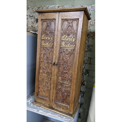 An early/mid 20th century Liberty Bodice Quality deLuxe two door ...