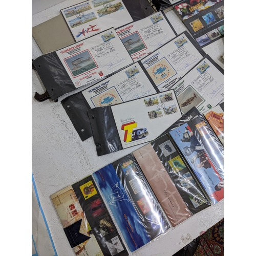 Postage stamps to include mint unused picture stamps signed, aviation ...
