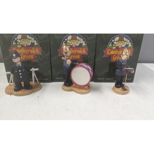 Six Camberwick Green figures to include CG69 Captain Flack, CG74 Dibble ...
