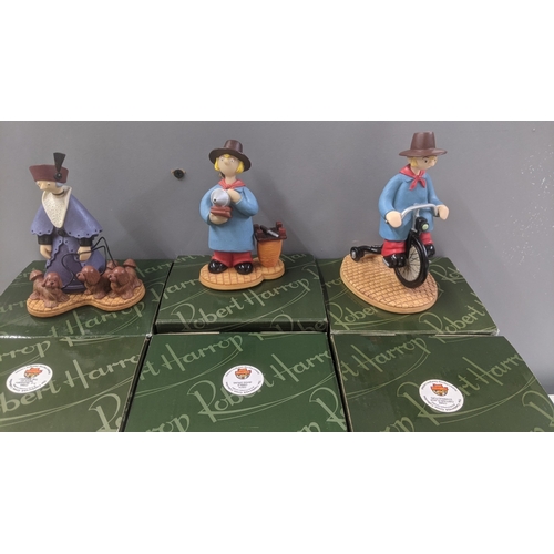 Six Camberwick Green figures to include CG69 Captain Flack, CG74 Dibble ...