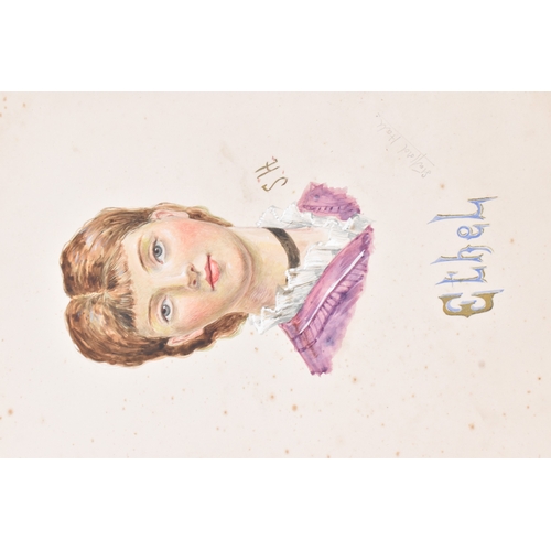A Victorian autograph book, including signatures signed by Lillie ...