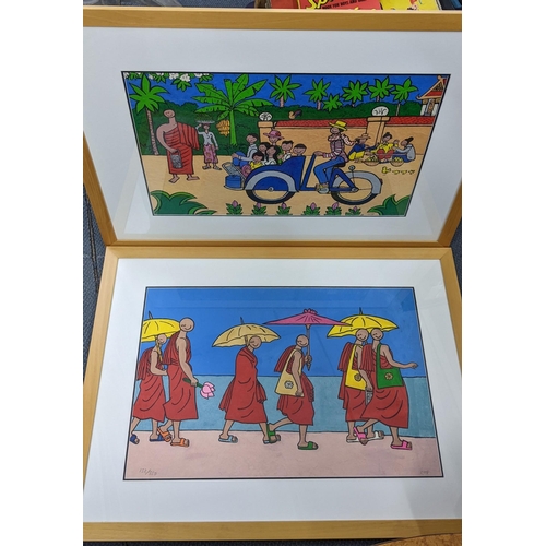 Stephane Delapree - Two limited edition Sengraph prints to include one ...