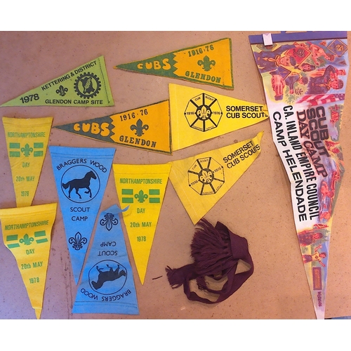 Box of boy scouts badges and memorabilia mainly Boy Scouts of America ...