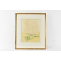 Sylvan G. Boxsius (1878-c.1941) A woodcut print depicting a coastal ...