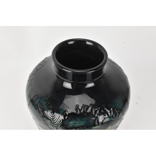 A Moorcroft pottery vase, seconds quality, in the 'Kiribati' pattern ...