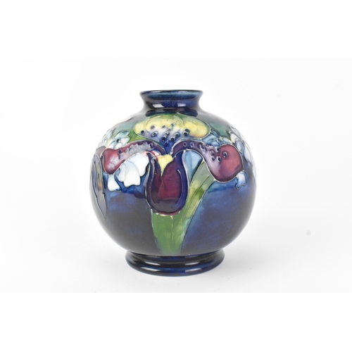 A William Moorcroft, 'Spring Flowers and Orchid' vase, tube lined ...