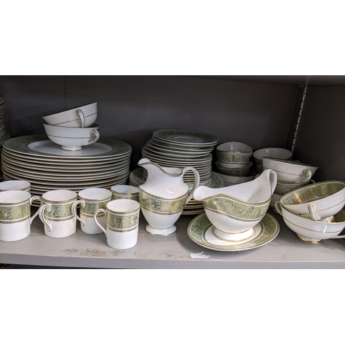 A Royal Doulton Renaissance pattern dinner service Location: 11-3 If ...