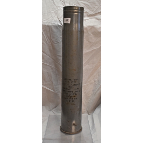WWII German 88mm WWII Flak/Tiger I Shell Case, with faint German ...