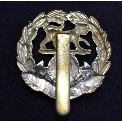 The Hampshire Regiment Cap Badge (Bi-metal), slider. K&K: 647