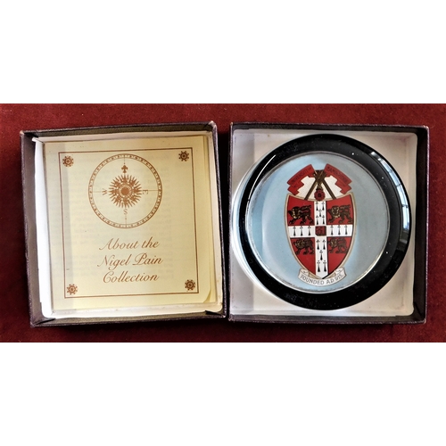 Paper Weight - A Nigel Pain Product-coat of arms founded A.D. 915 boxed ...