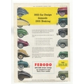 Ferodo Anti-Fade Brake Linings 1954-full page advertisement-Ferodo ...