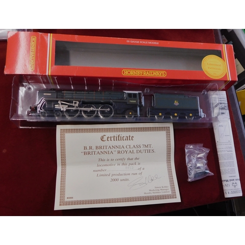 Hornby R507 BR 4-6-2 Loco Britannia Class (Royal Train Duties). Mint in ...