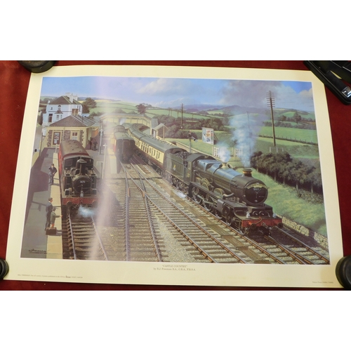 Posters (2) Train Poster of Torbay Express coloured size 60cm x 43cm ...