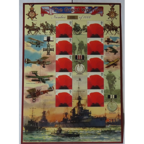 Great Britain 2007 The Great War Bradbury / Royal Mail 'History of ...