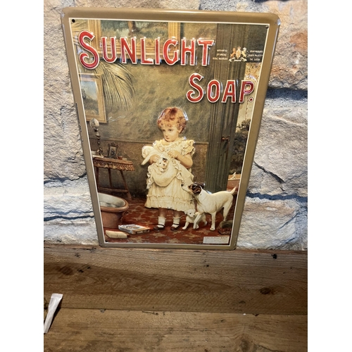 Original Timber Sunlight Soap Lever Bros Dublin Box and a Reproduction ...