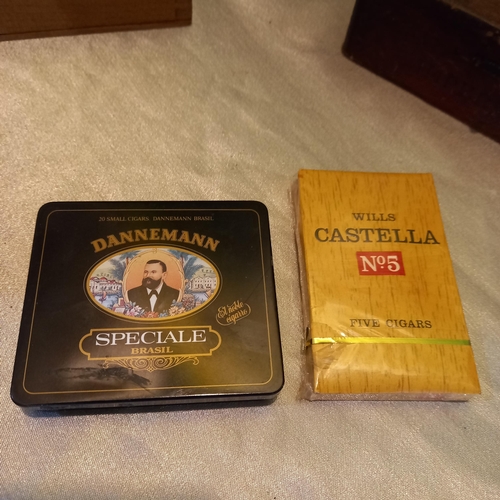 Wills Castella No.5 Cigars, Danneman Special Cigars, 2 Cigar Boxes and ...