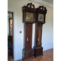 18th Century Irish Mahogany Longcase Clock with Brass Dial, 8 Day ...