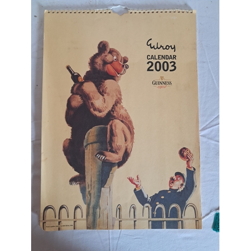 Guinness 2003 Calendar with Illustrations by Gilroy