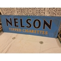 Vintage "Nelson Tipped Cigarettes" Aluminium Sign by Cowling of London ...