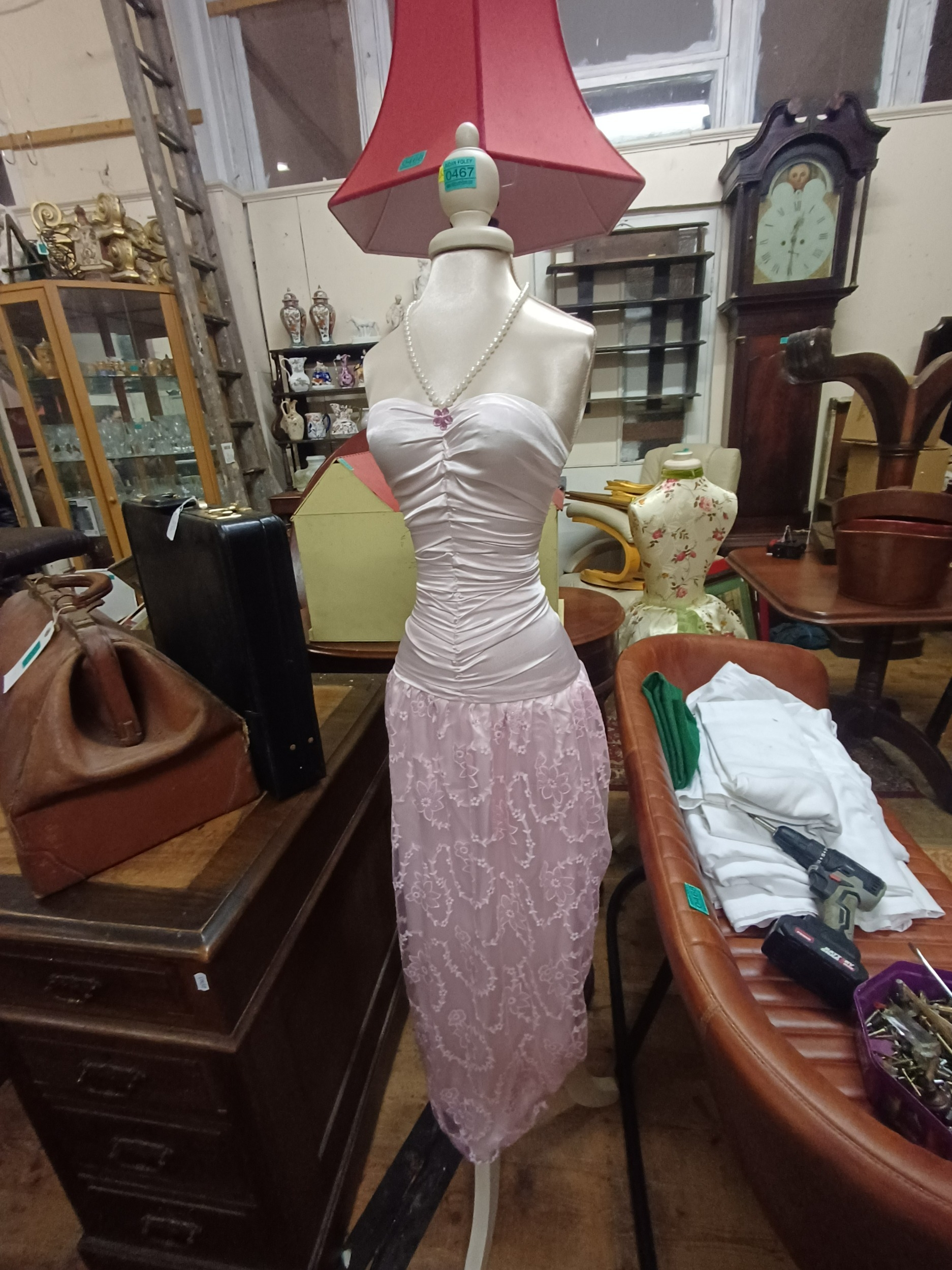 Tall Mannequin Pink Dress