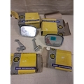 Pair of Chrome Tec Wing Mirrors with Brackets