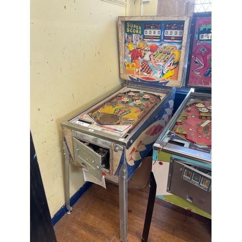 A 1960's American Gottlieb Super Score pinball machine