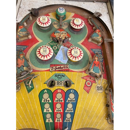 A 1960's American Gottlieb Super Score pinball machine