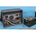 A military radio, set R208 and a power supply unit number 42 (2)
