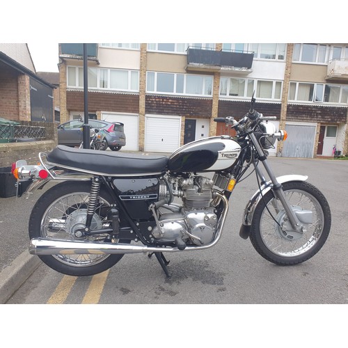 1971 Triumph Trident T150 Registration number MCY 254J Frame number ...