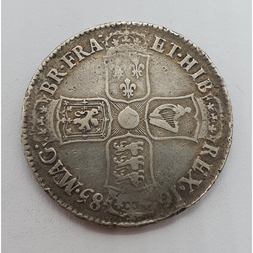 A James II half crown, 1685
