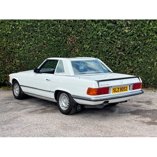 1984 Mercedes-Benz SL500 R107 Registration number SLZ 8052 Chassis ...