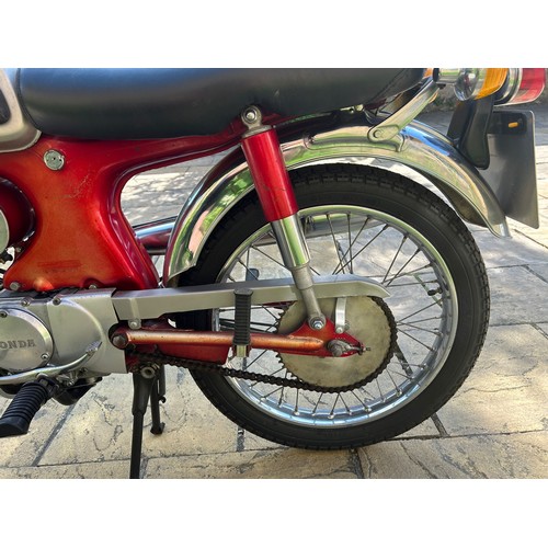 1969 Honda CL90 Registration number UBD 540G Frame number CL 90 226736 ...