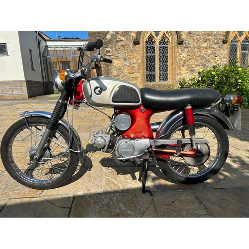 1969 Honda CL90 Registration number UBD 540G Frame number CL 90 226736 ...