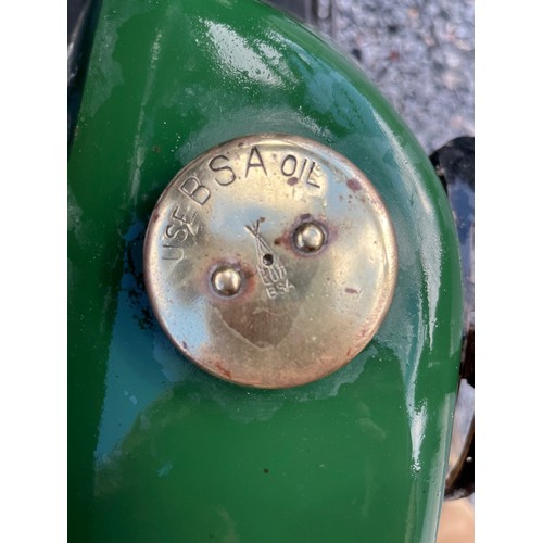 1926 BSA S26 4.98HP Registration CO 9189 (or CO 9789) Frame number ...