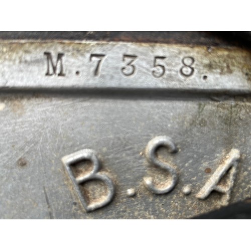 1926 BSA S26 4.98HP Registration CO 9189 (or CO 9789) Frame number ...