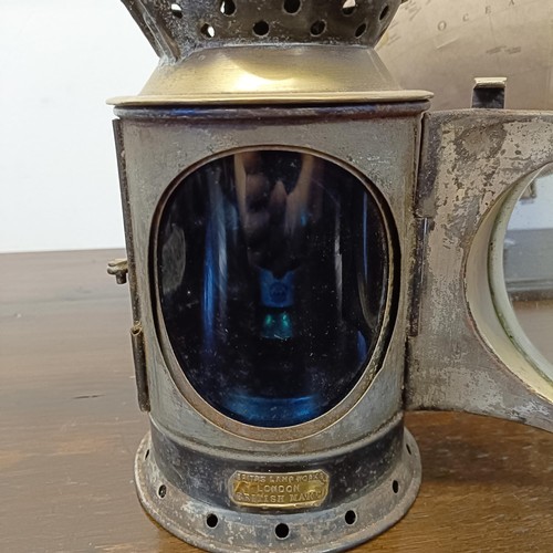 A GWR railway lamp, understood to have originated from Yeovil, an ARP ...