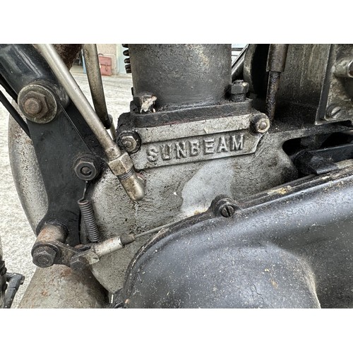 1927 Sunbeam Model 1 Being sold without reserve Registration number MR ...