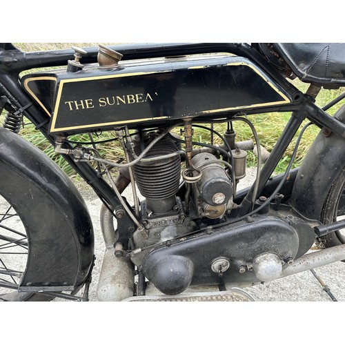 1927 Sunbeam Model 1 Being sold without reserve Registration number MR ...