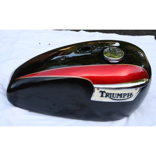 An export petrol tank for Triumph Bonneville T140V/T140E, complete with ...
