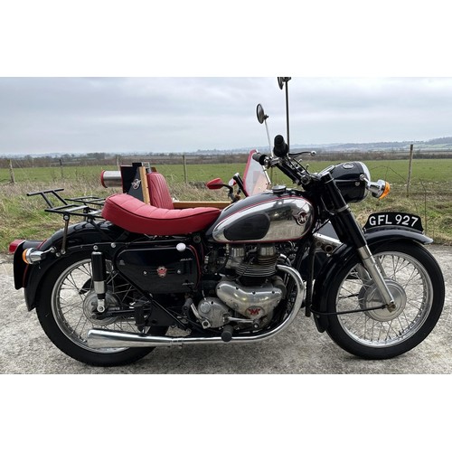 1958 Matchless G9 with a sidecar Registration number GFL 927 Frame ...