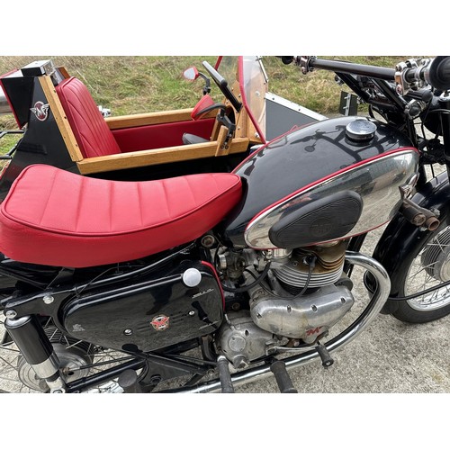 1958 Matchless G9 with a sidecar Registration number GFL 927 Frame ...