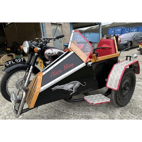 1958 Matchless G9 with a sidecar Registration number GFL 927 Frame ...