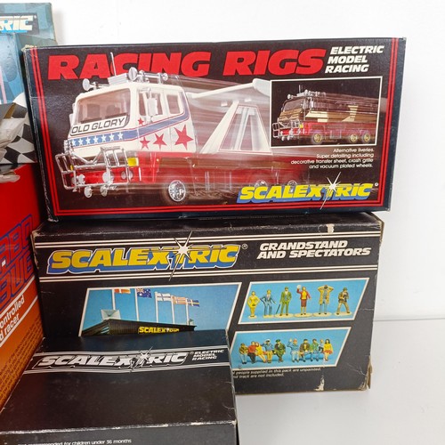 A Scalextric car, C306, C305, assorted others Scalextric cars, and a ...