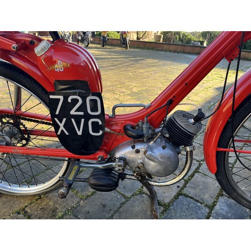 1955 Lambretta 48A Registration number 720 XVC Frame number 012298 ...