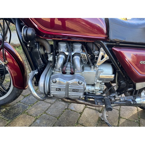 1980 Honda GL1100 Gold Wing Registration number FAF 766V Frame number ...