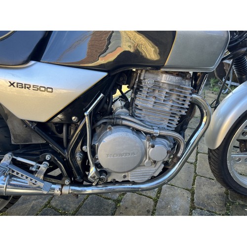 1986 Honda XBR500 Registration number D190 UBL Frame number PC155100840 ...