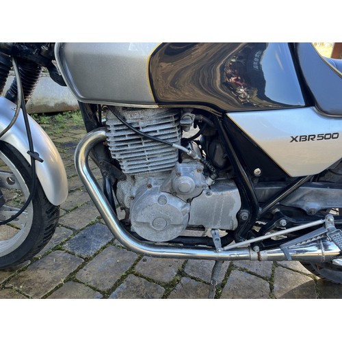 1986 Honda XBR500 Registration number D190 UBL Frame number PC155100840 ...